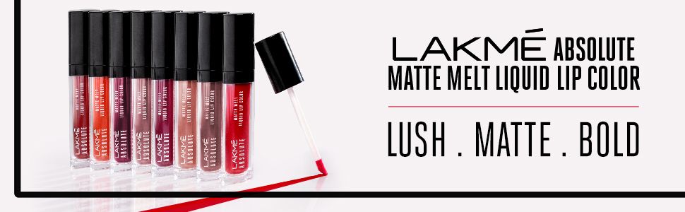 Foxy.in : Buy Lakme Absolute Matte Melt Liquid Lip Color (6ml) online in India on Foxy. Free ...