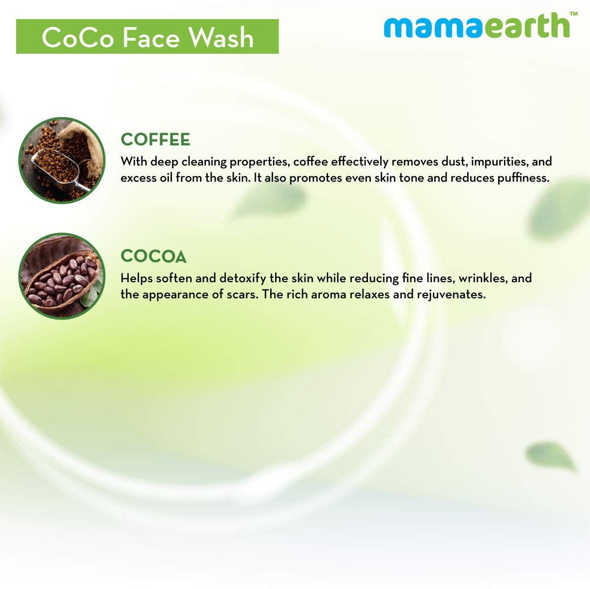 Foxy.in : Buy mamaearth CoCo Face Wash with Coffee & Cocoa for Skin ...