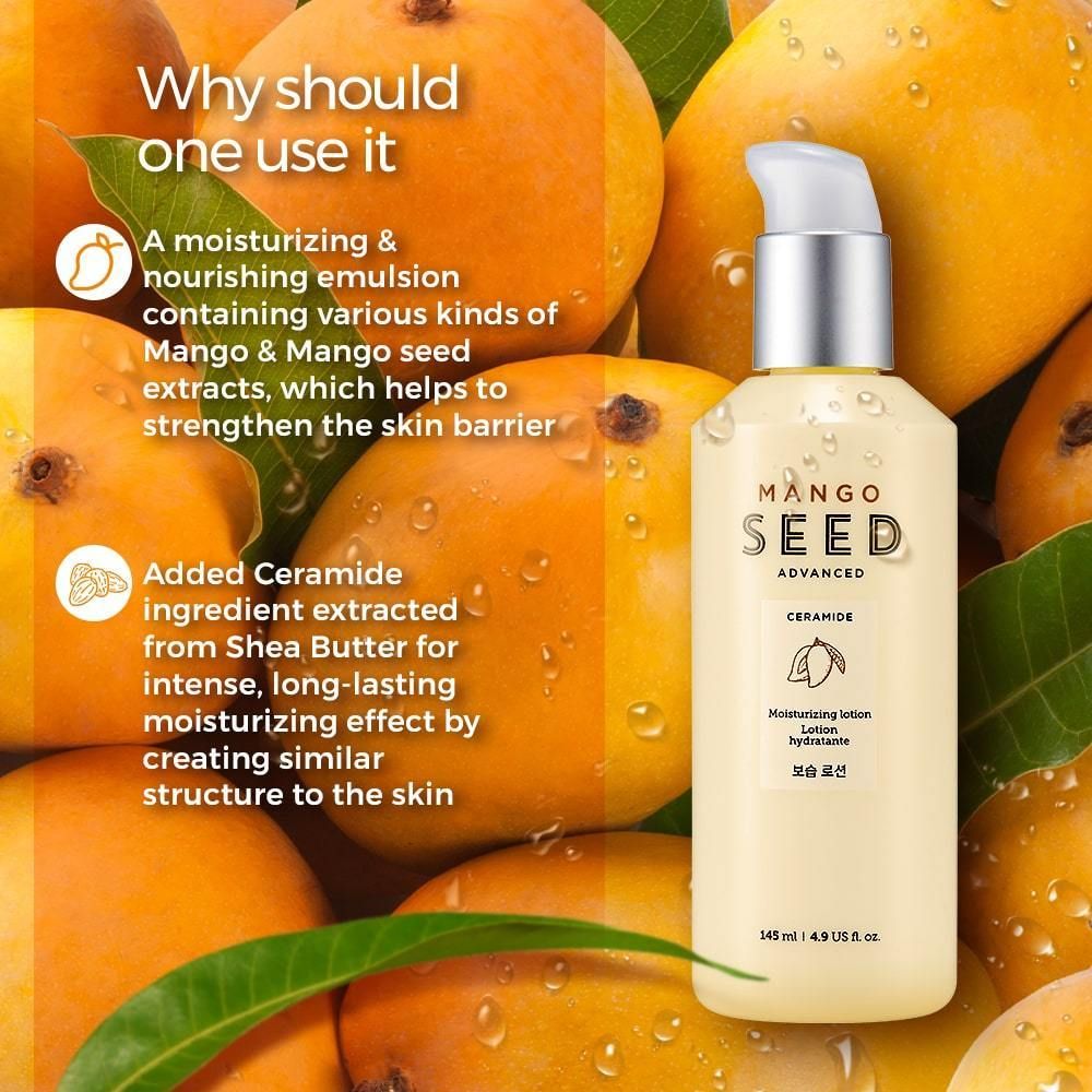 Foxy.in : Buy The Face Shop Mango Seed Moisturizing Lotion (145 ml ...