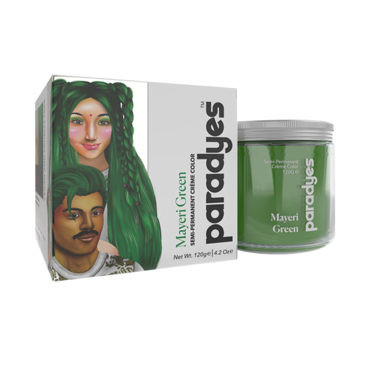 Foxy.in : Buy Paradyes Ammonia Free Mayeri Green Semi-Permanent Hair ...