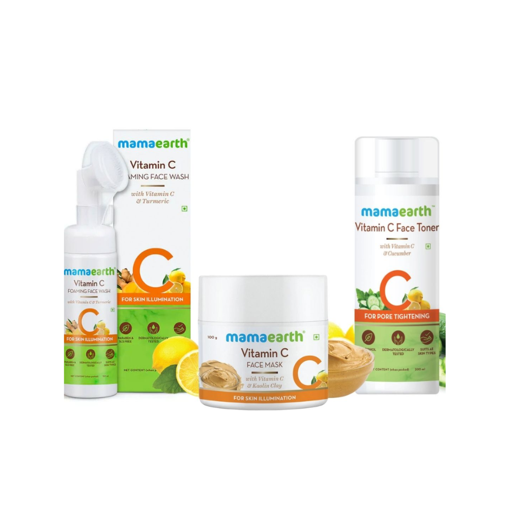 Foxy.in : Buy mamaearth Vitamin C Infused Cleansing, Tonning & Masking ...