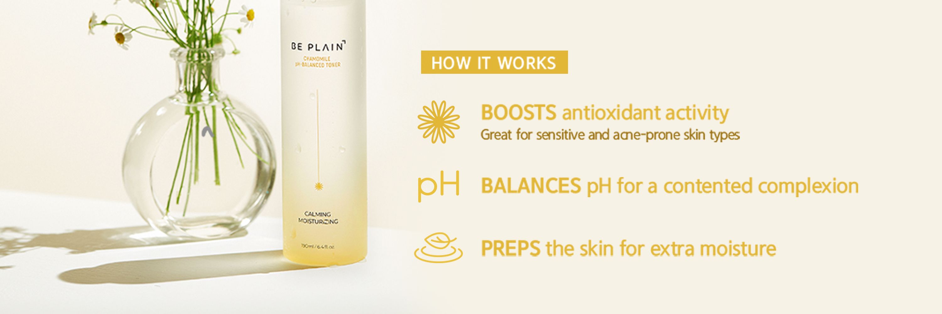 Foxy.in : Buy Beplain Chamomile pH-Balanced Toner (190ml) online in ...