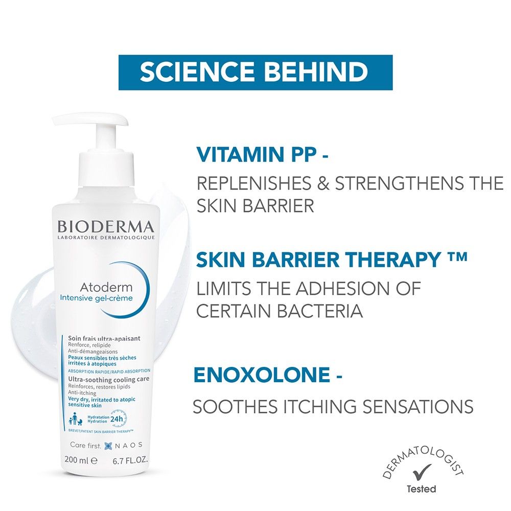 Foxy.in : Buy Bioderma Atoderm Intensive Gel Creme online in India on ...