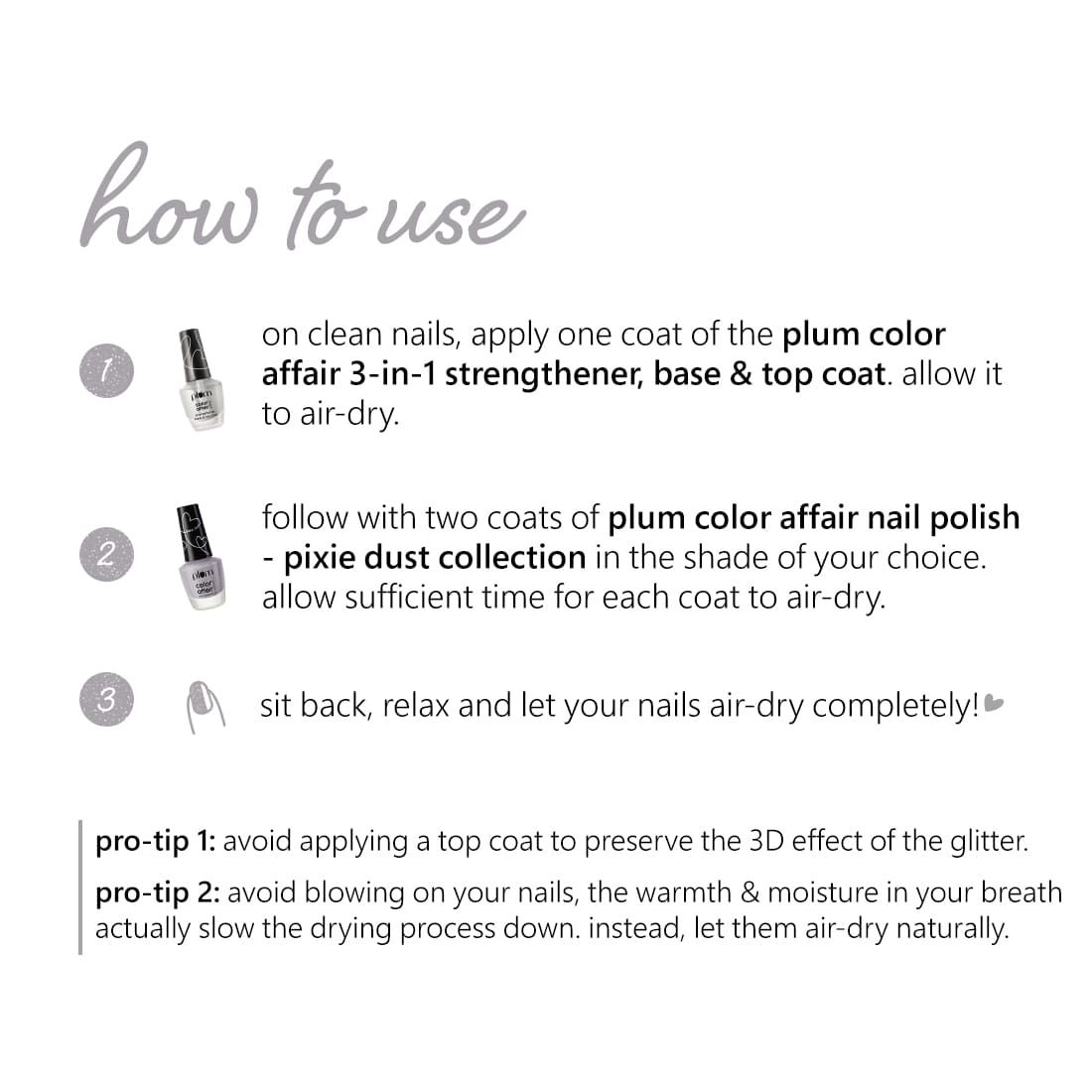 Foxy.in : Buy Plum Color Affair Nail Polish Pixie Dust Collection online in India on Foxy. Free ...