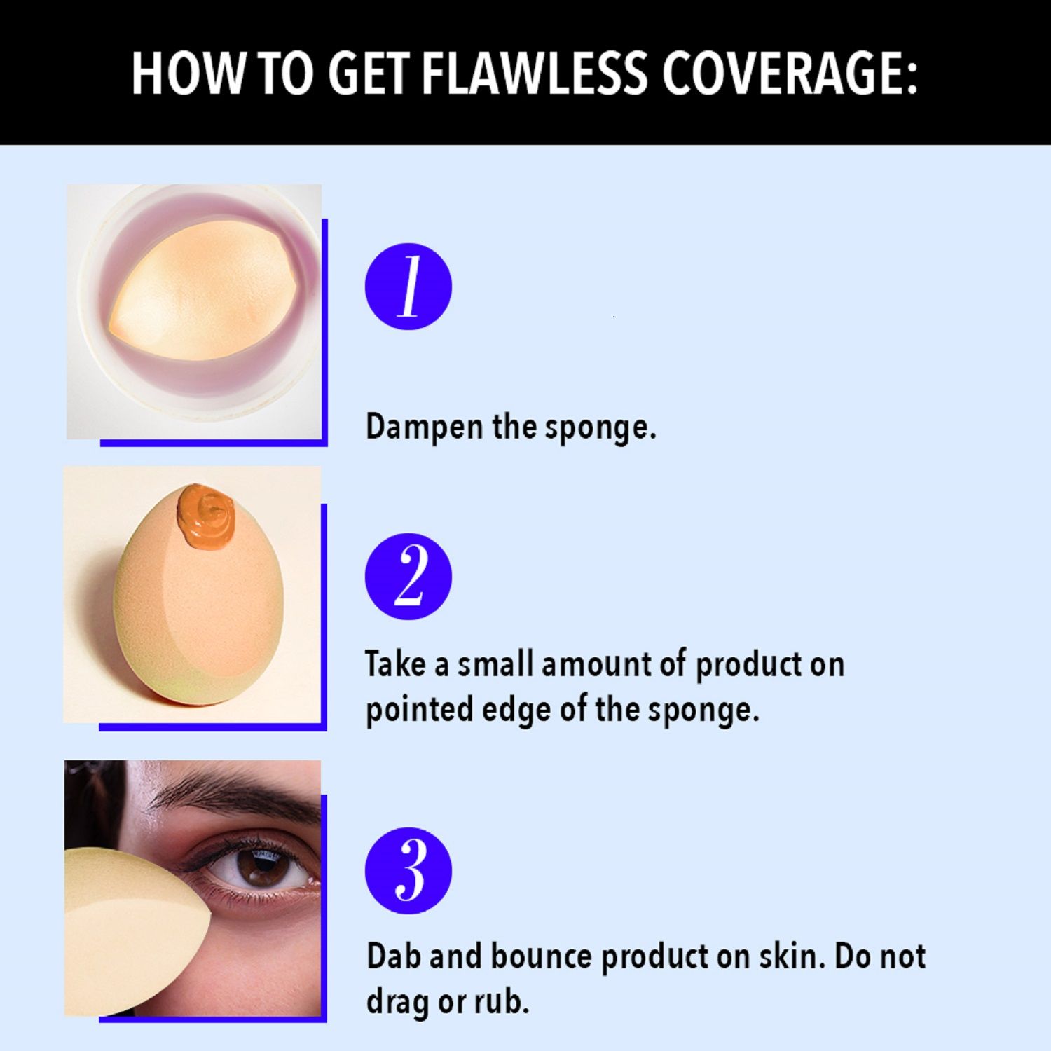 Foxy.in : Buy Blue Heaven Super Blendable Make-Up Sponge - Beige (15.9g ...