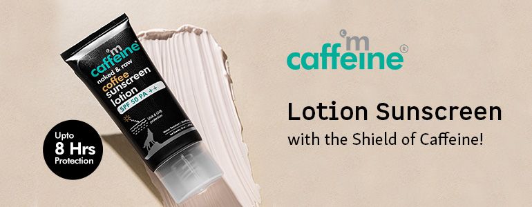 Foxy.in : Buy mCaffeine SPF 50 PA++ Coffee Sunscreen Lotion (50g ...