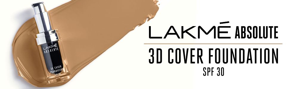 Foxy.in : Buy Lakme Absolute 3D Cover Foundation (15ml) online in India ...