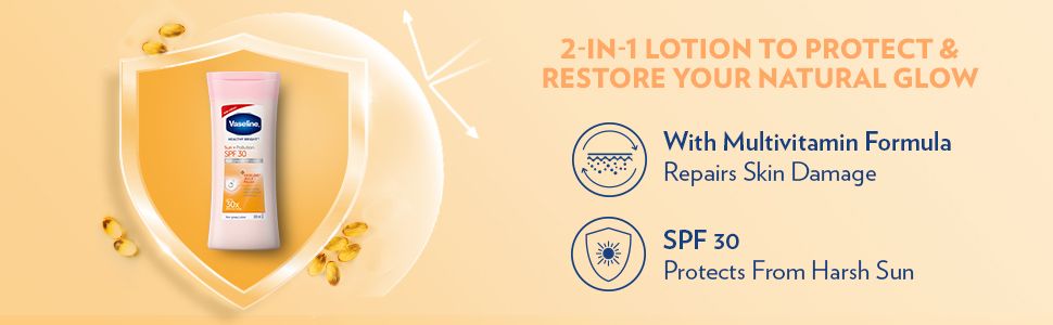 Foxy.in : Buy Vaseline Sun + Pollution Protection SPF 30 Body Lotion ...