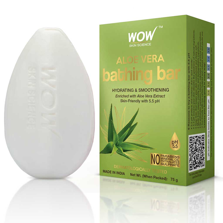 Foxy.in : Buy WOW Skin Science Aloe Vera Bathing Soap (75g) online in ...