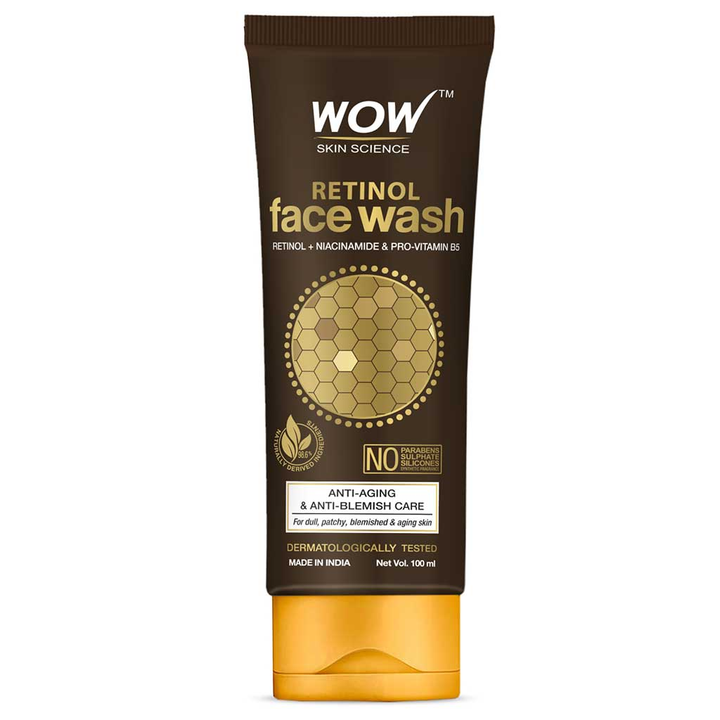 Foxy.in : Buy WOW Skin Science Retinol Face Wash (100ml) online in ...