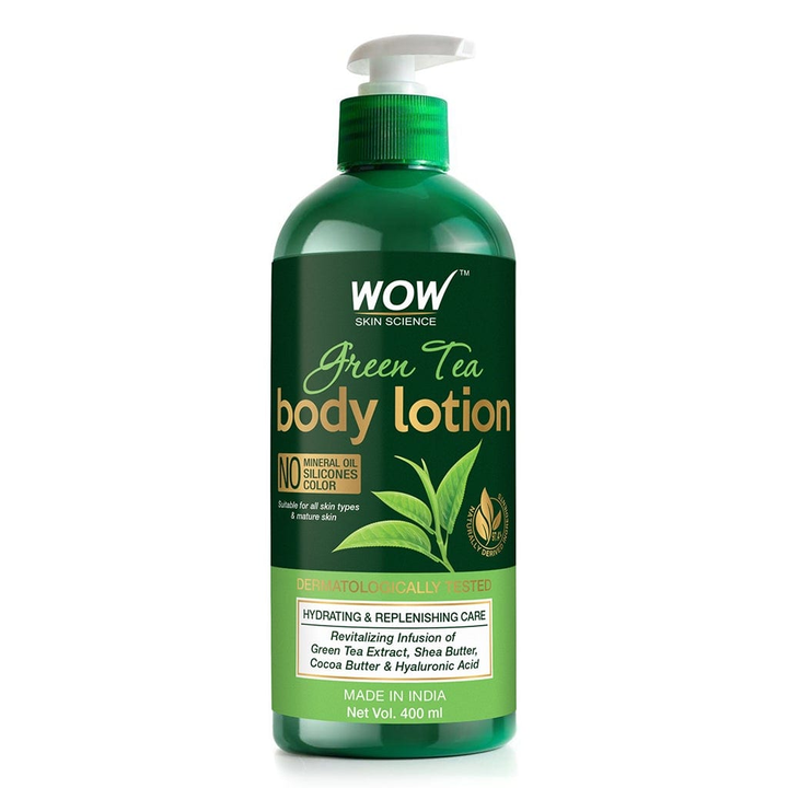 Foxy.in : Buy WOW Skin Science Green Tea Body Lotion (400ml) online in ...