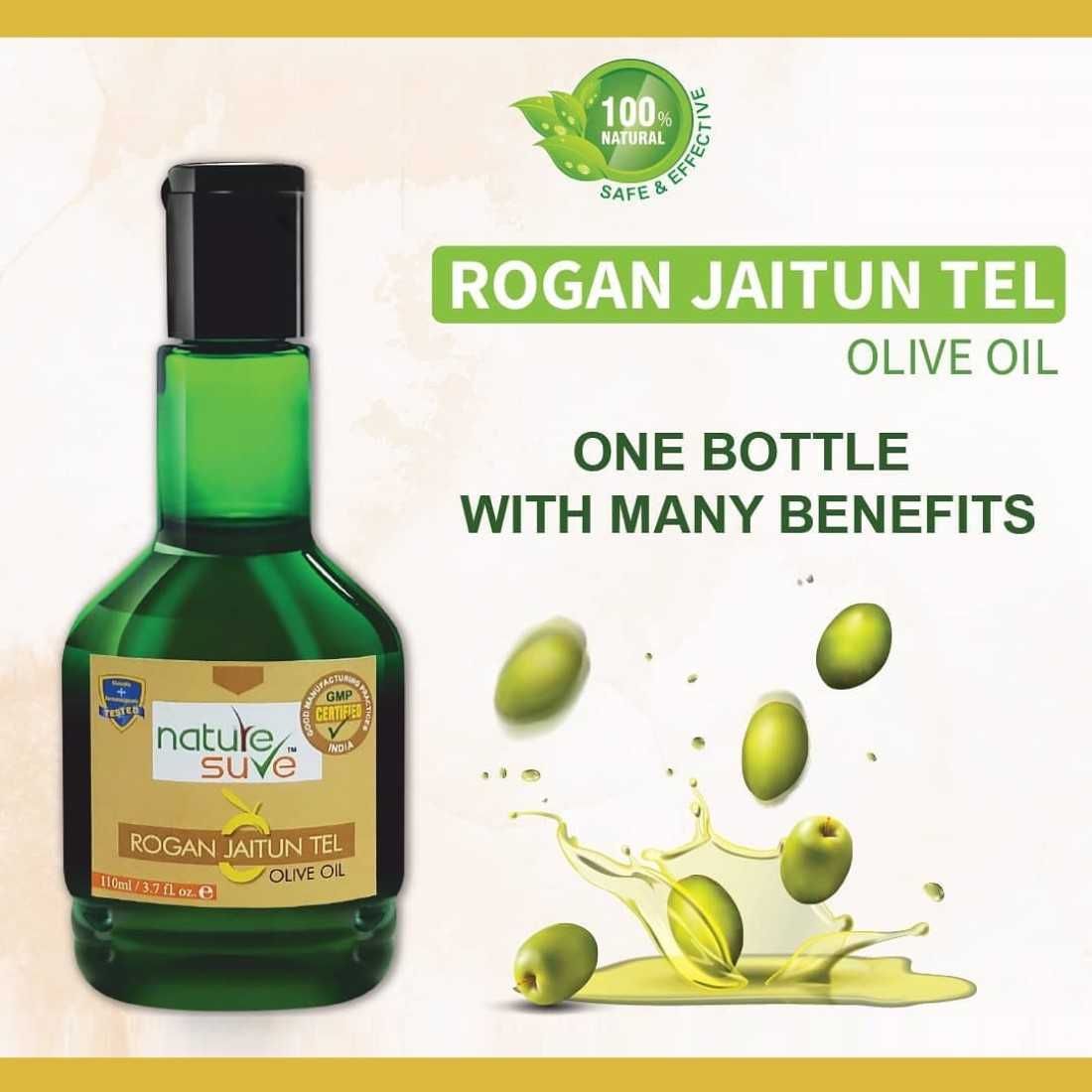 Foxy.in : Buy Nature Sure Rogan Jaitun Tail - Olive Oil (110ml) online in India on Foxy. Free ...