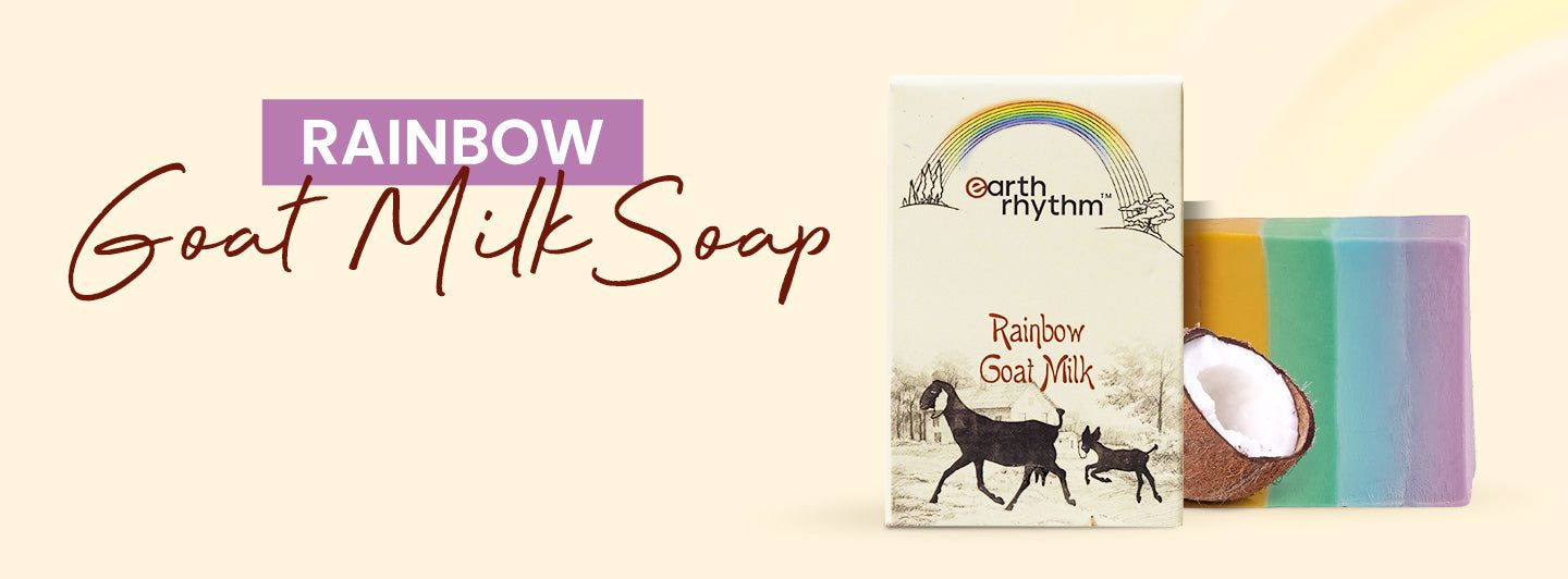 Foxy.in : Buy Earth Rhythm Rainbow Goat Milk Soap (100g) online in ...