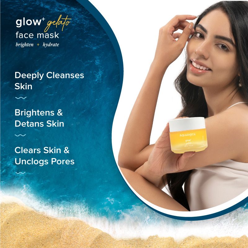 Foxy.in : Buy Aqualogica Glow+ Gelato Face Pack (100g) online in India ...