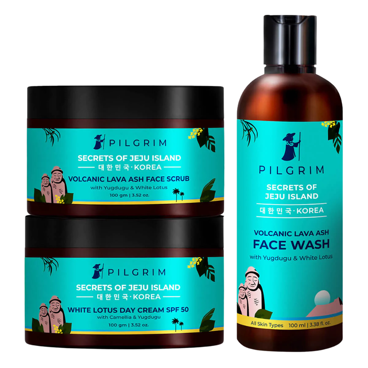 Foxy.in : Buy Pilgrim Jeju Face Ritual-Face Care Kit online in India on ...