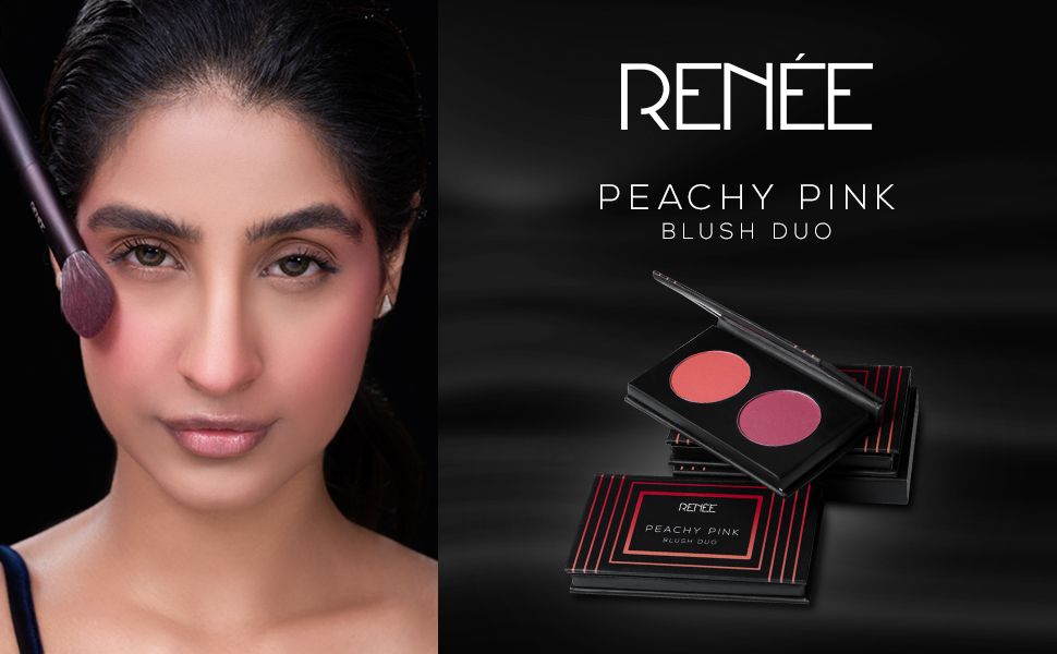 Foxy.in : Buy Renee Cosmetics Peachy Pink Blush Duo (8gm) online in ...