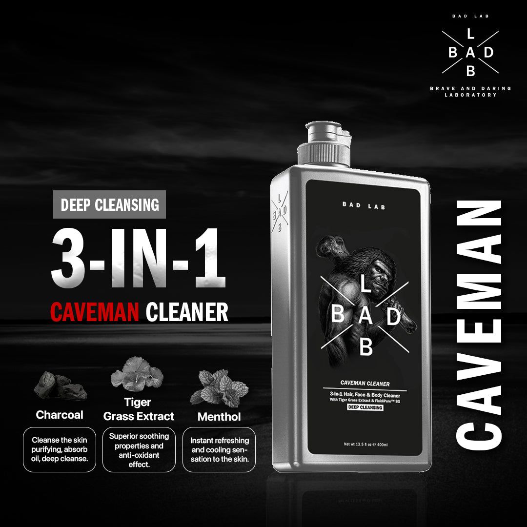 Foxy.in : Buy Bad Lab 3-in-1 Caveman Cleaner - Deep Cleansing (400ml ...