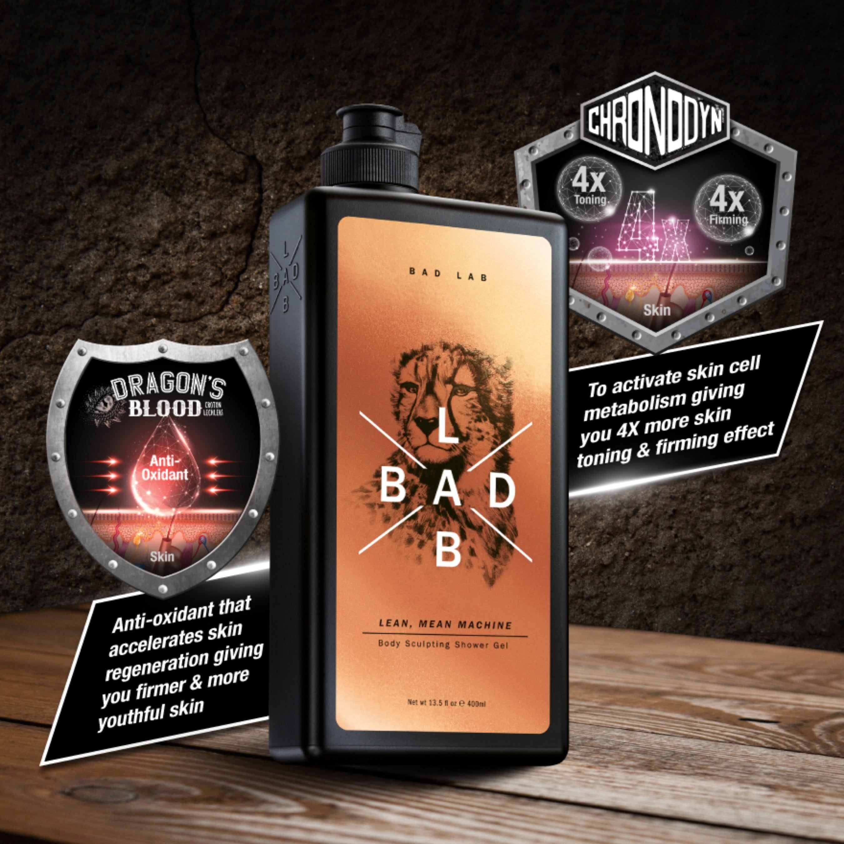 Foxy.in : Buy Bad Lab Body Sculpting Shower Gel - Lean Mean Machine ...