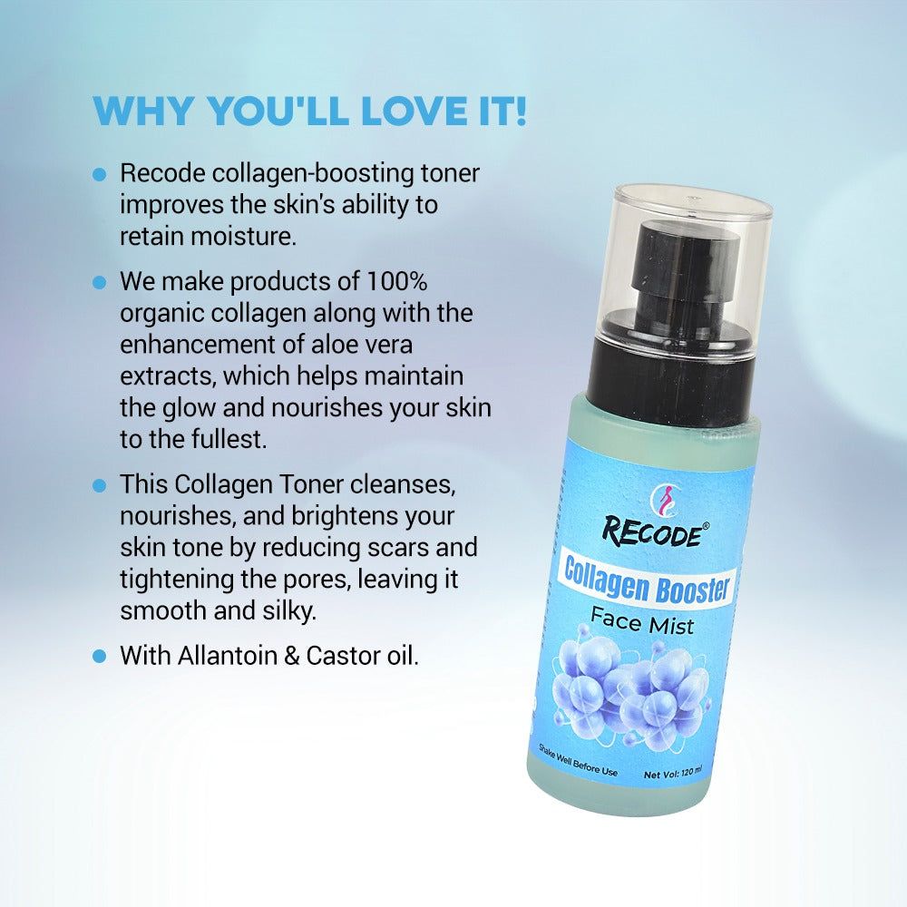 Foxy.in : Buy Recode Collagen Booster Face Mist (120ml) online in India ...