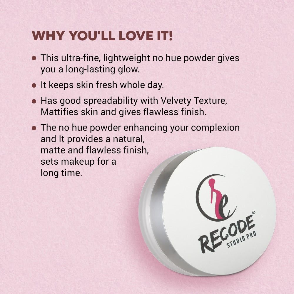 Foxy.in : Buy Recode No Hue Matte Ace of Base powder (12g) No-Hue Powder online in India on Foxy ...