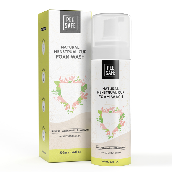 Foxy.in : Buy Pee Safe Natural Menstrual Cup Foam Wash (200 ml) online ...