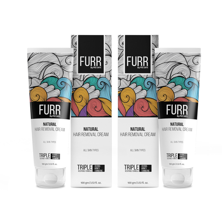 Foxy.in : Buy Furr Natural Hair Removal Cream (2 x 100ml) online in ...