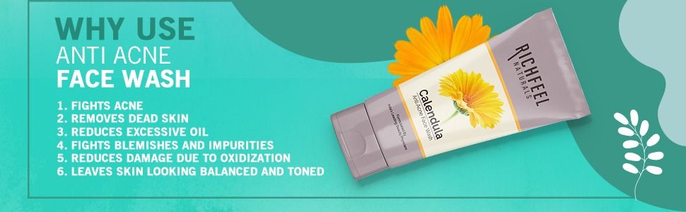 Foxy.in : Buy Richfeel Naturals Anti Acne Face Wash (100g) online in ...