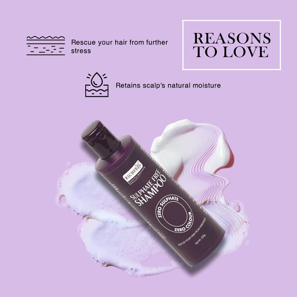 Foxy.in : Buy Richfeel Naturals Sulphate Free Shampoo (220ml x 2 ...