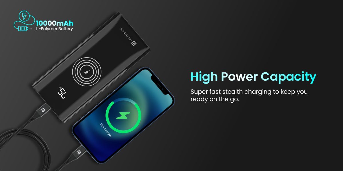 Foxy.in : Buy Portronics Power 10 PD - Power Bank 10W online in India ...