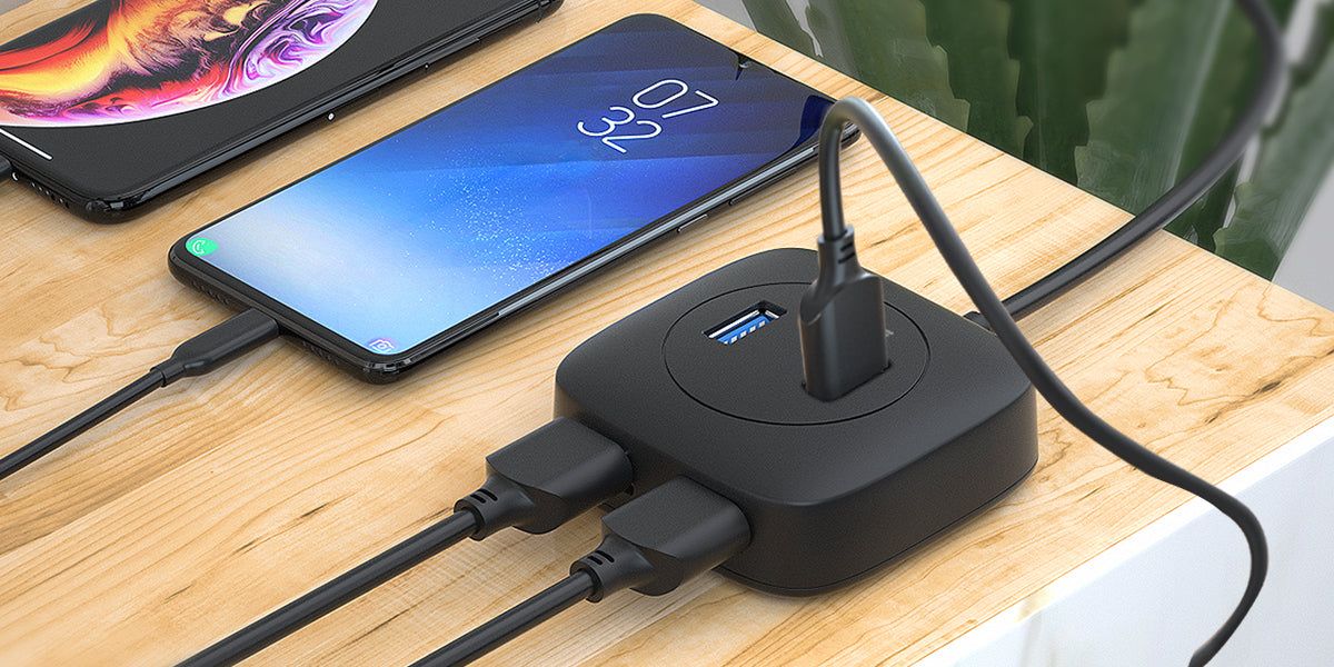 Foxy.in : Buy Portronics Mport 4A 4-Port USB Hub High Speed (Black ...