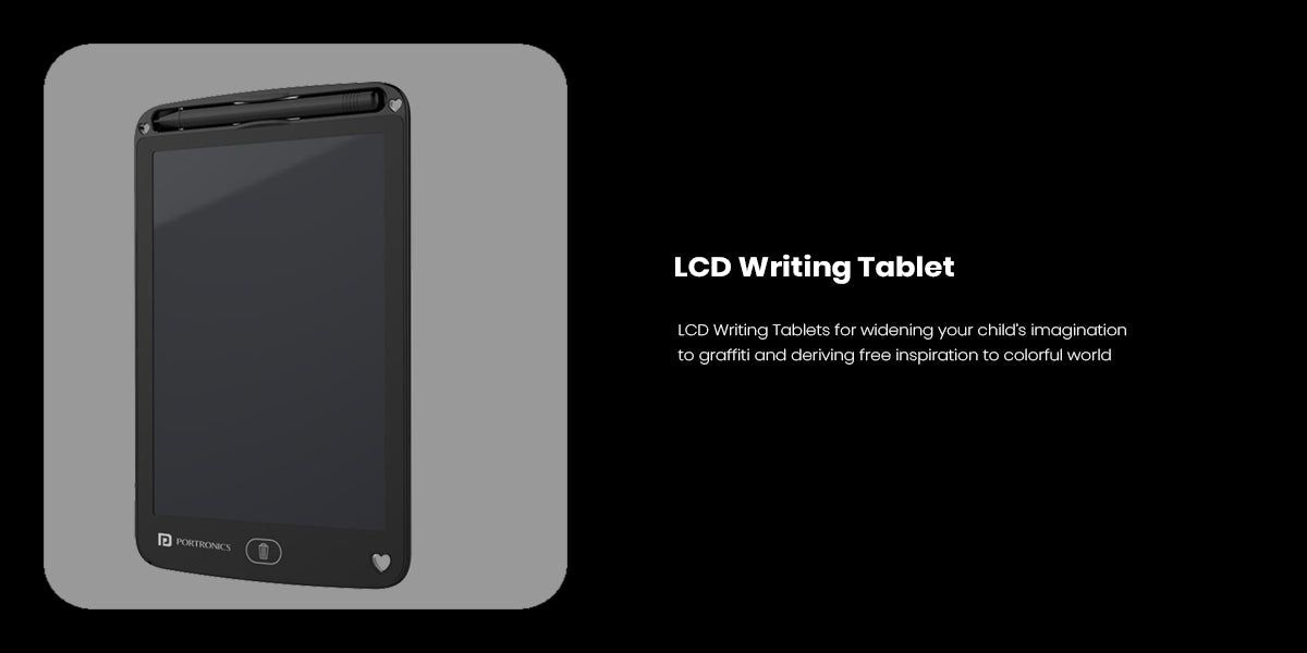 Foxy.in : Buy Portronics Ruffpad 8.5E Re-Writable LCD Writing Pad ...