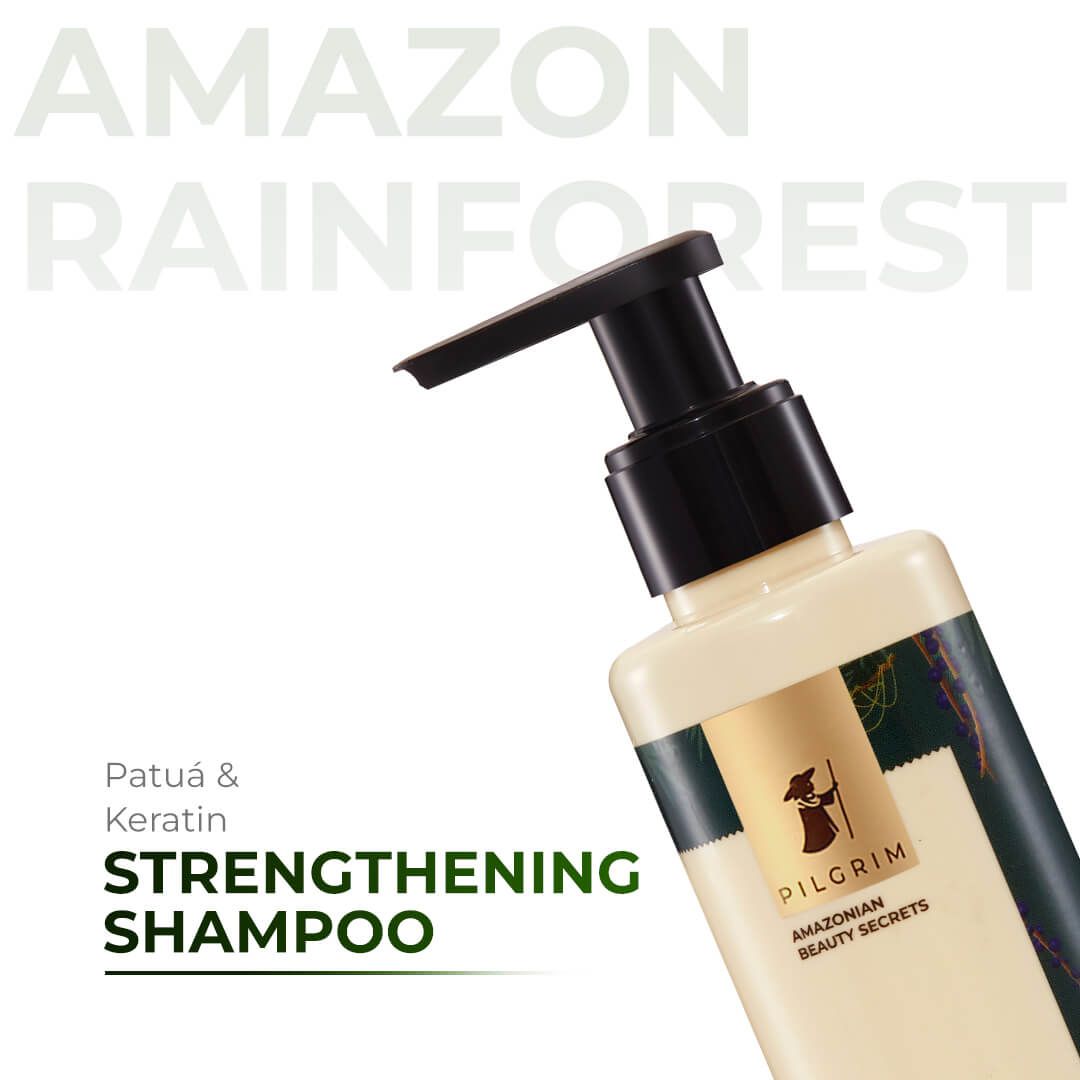 Foxy.in : Buy Pilgrim Patuá & Keratin Hair Strengthening Shampoo (200ml ...