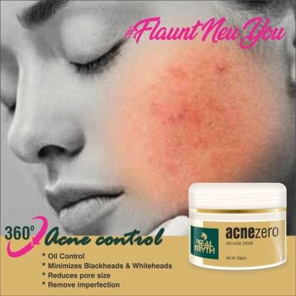 Foxy.in : Buy Real myth Acne Zero Anti-Acne gel (50g) online in India on Foxy. Free shipping ...