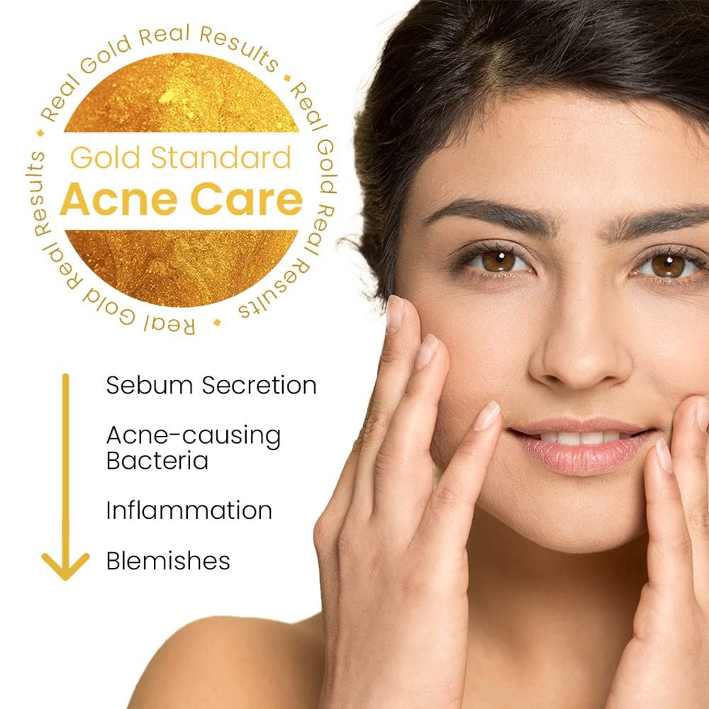 Foxy.in : Buy 24k Gold Goodbye Acne Kit with Cleanser(120ml) + Serum ...