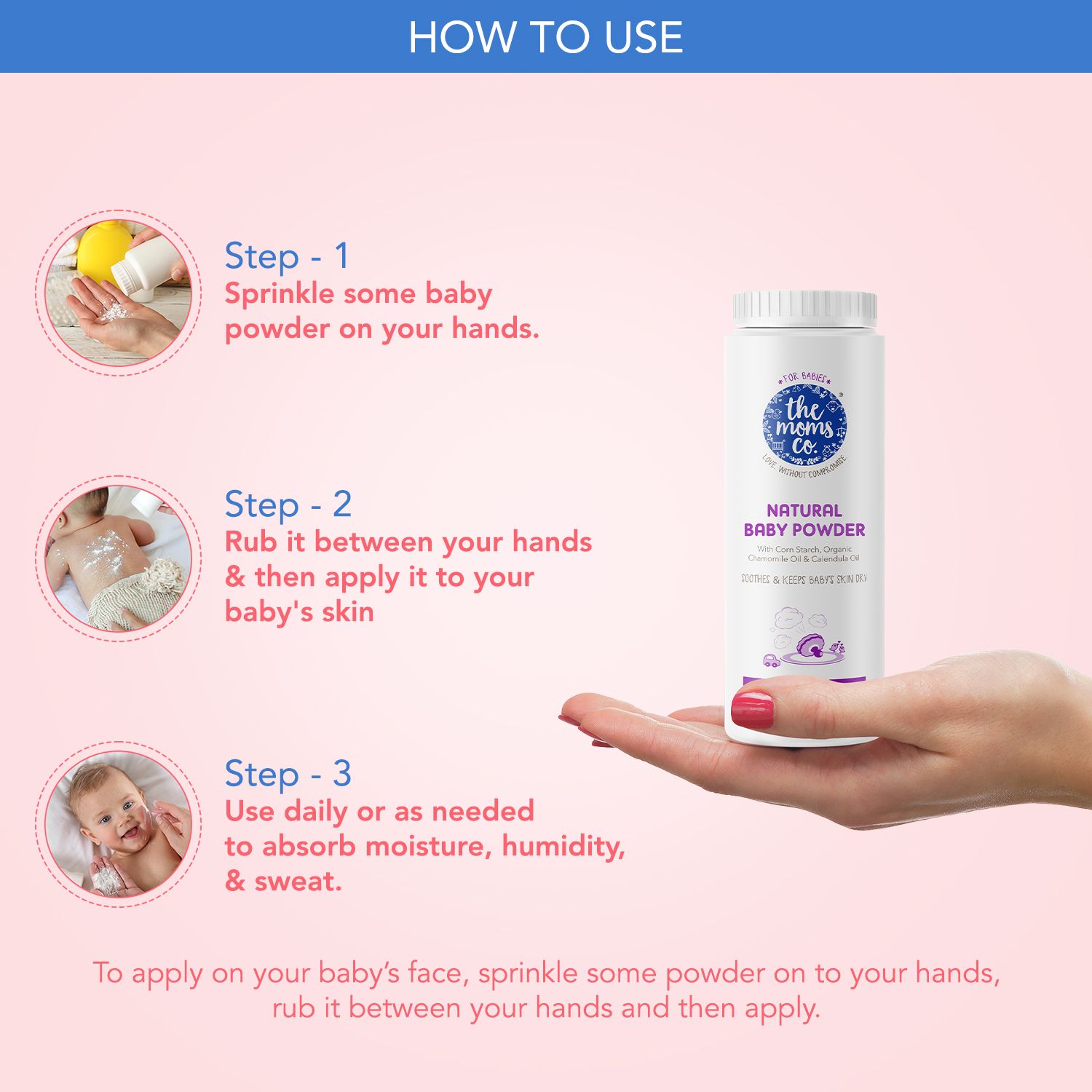 Foxy.in : Buy The Moms Co. Natural Baby Powder Without Mono Cartons ...