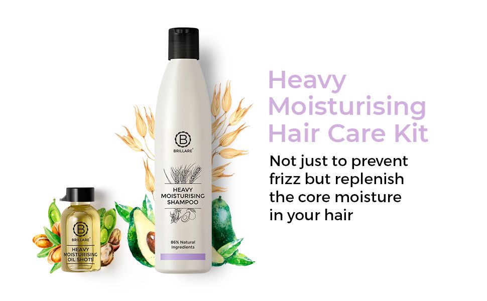 Foxy.in : Buy Brillare Heavy Moisturising Shampoo + Oil Shots online in ...