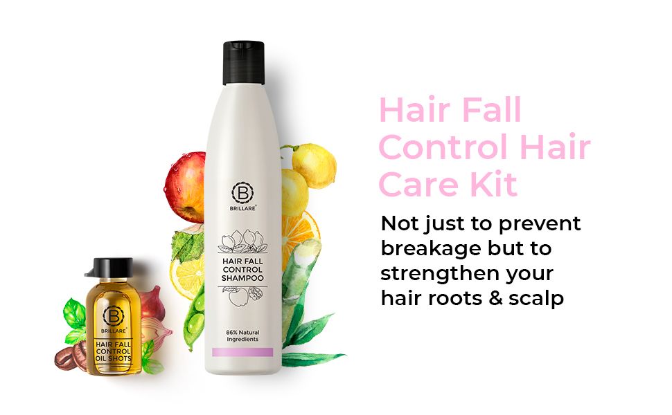 Foxy.in : Buy Brillare Hair Fall Control Shampoo + Oil Shots online in ...