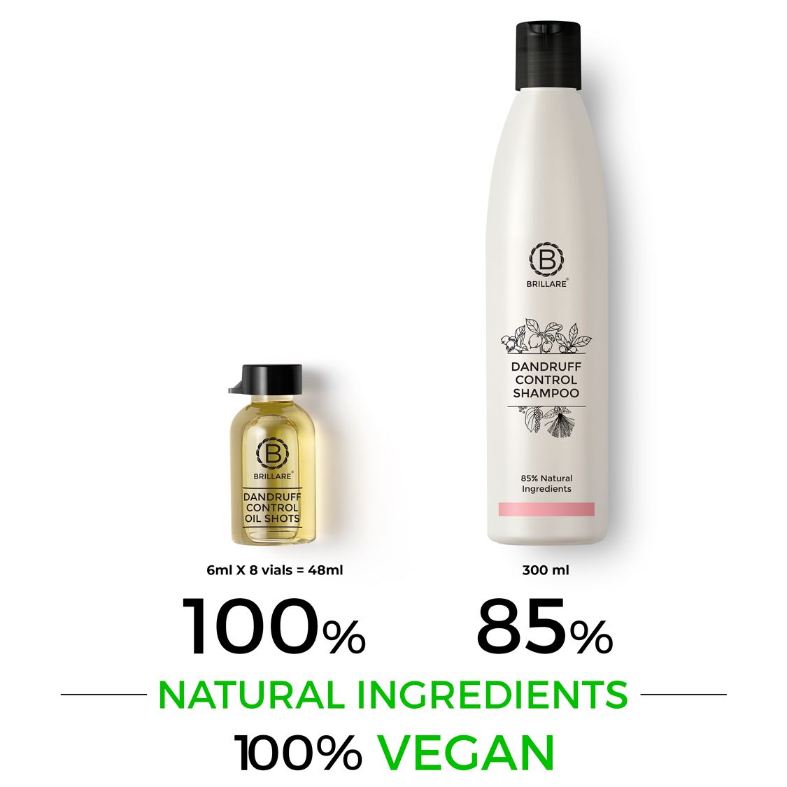 Foxy.in : Buy Brillare Dandruff Control Shampoo + Oil Shots online in ...