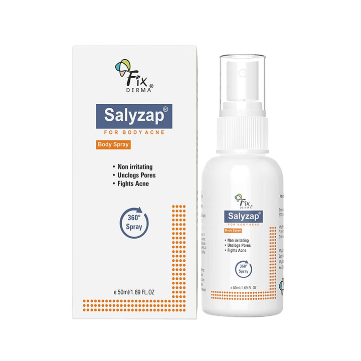 Foxy.in : Buy Fixderma Salyzap Spray For Body Acne (50ml) online in ...