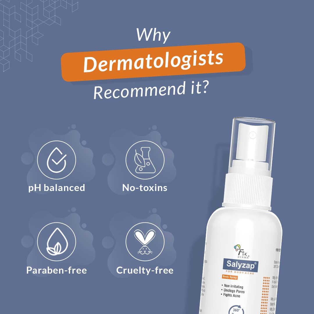 Foxy.in : Buy Fixderma Salyzap Spray For Body Acne (50ml) online in ...
