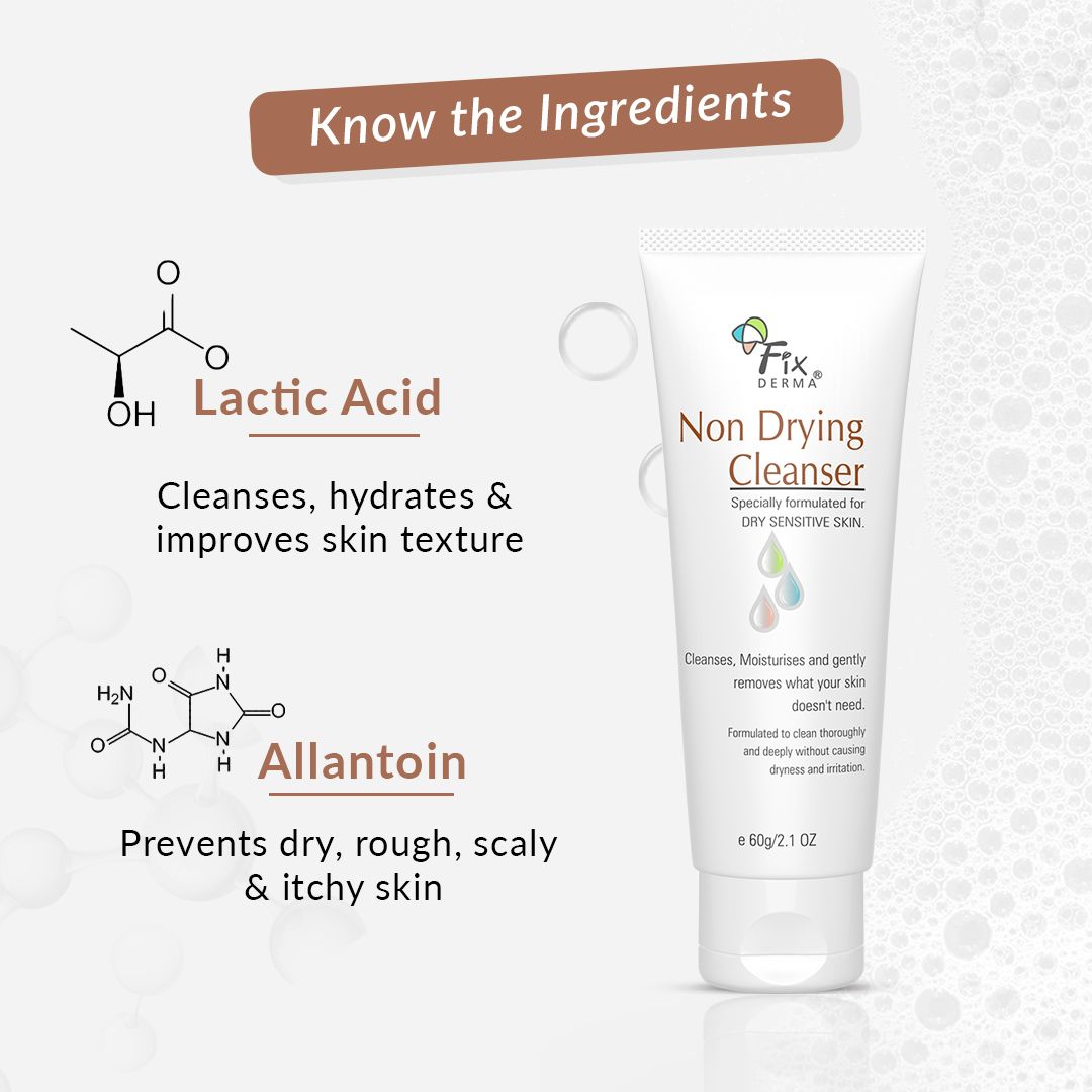Foxy.in : Buy Fixderma Non Drying Cleanser (60g) online in India on ...