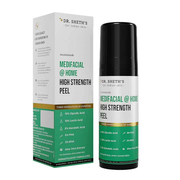 Foxy.in : Buy Dr. Sheth's Medifacial @ Home High Strength Peel (30ml ...