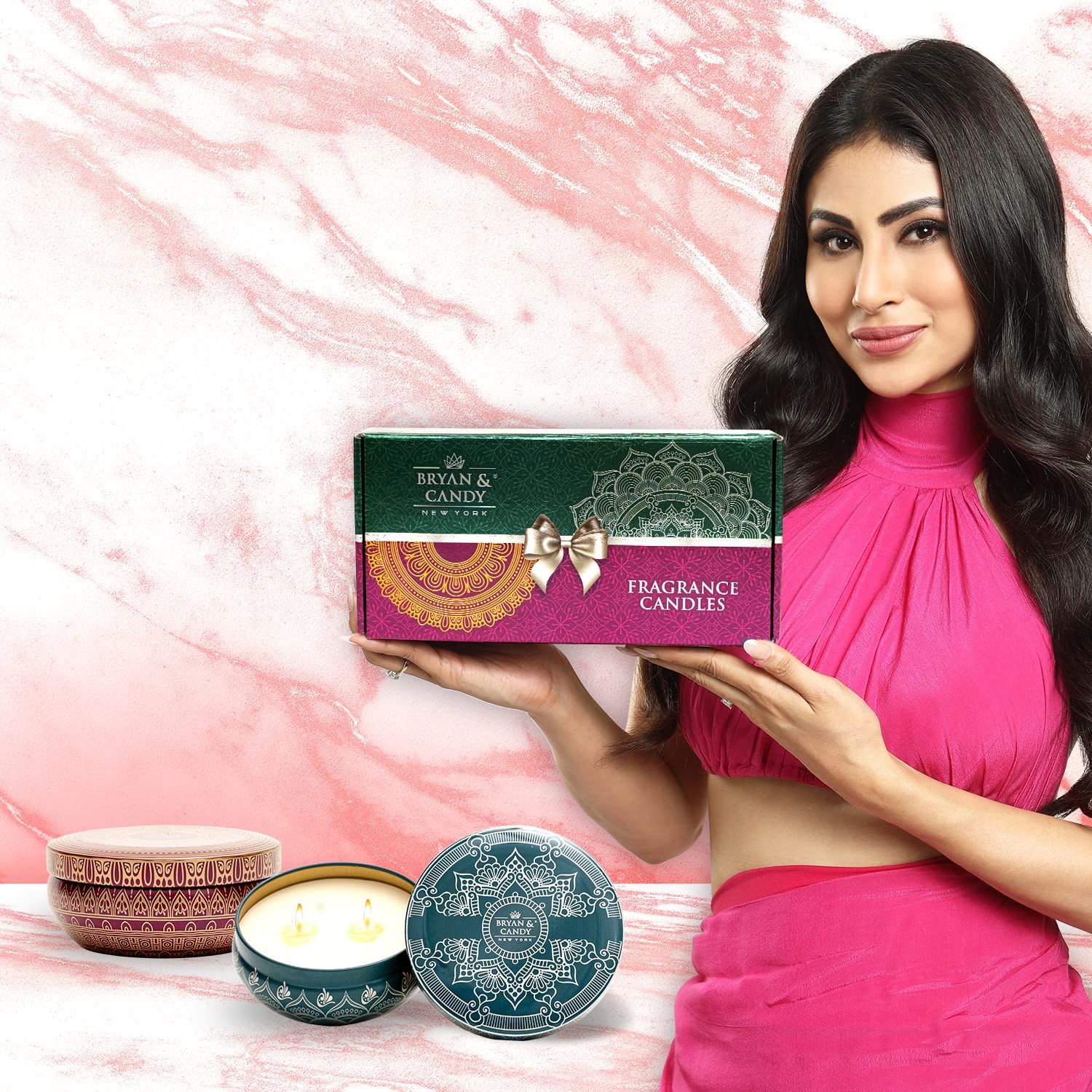 Foxy.in : Buy Bryan & Candy Jasmine Black Rose Candle (Pack of 2 ...