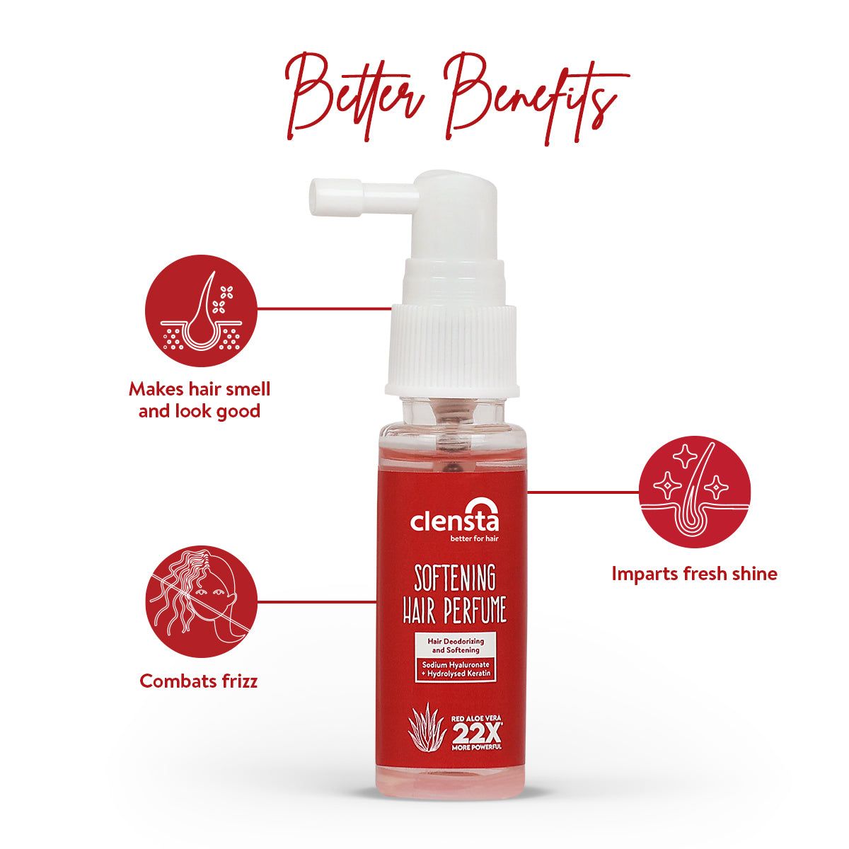 Foxy.in : Buy Clensta Softening Hair Perfume (30ml) online in India on ...