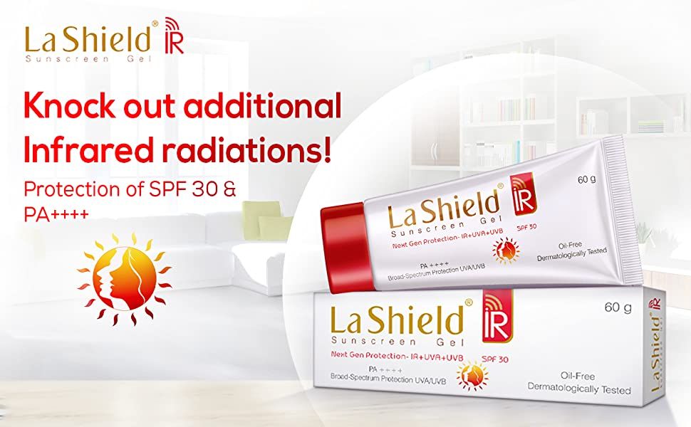 Foxy.in : Buy La Shield IR SPF 30 Mineral Sunscreen Gel (60g) online in ...