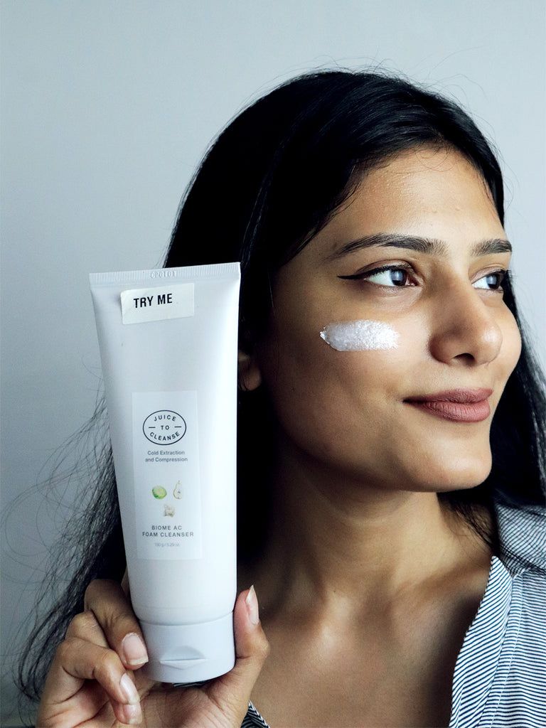Foxy.in : Buy Juice to Cleanse Biome AC Foam Cleanser online in India ...