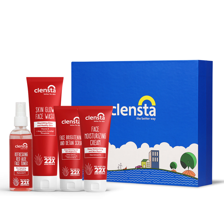 Foxy.in : Buy Clensta Skincare Regime Combo (Pack of 4) online in India ...