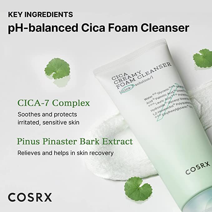 Foxy.in : Buy Cosrx Pure Fit Cica Creamy Foam Cleanser (150ml) online ...