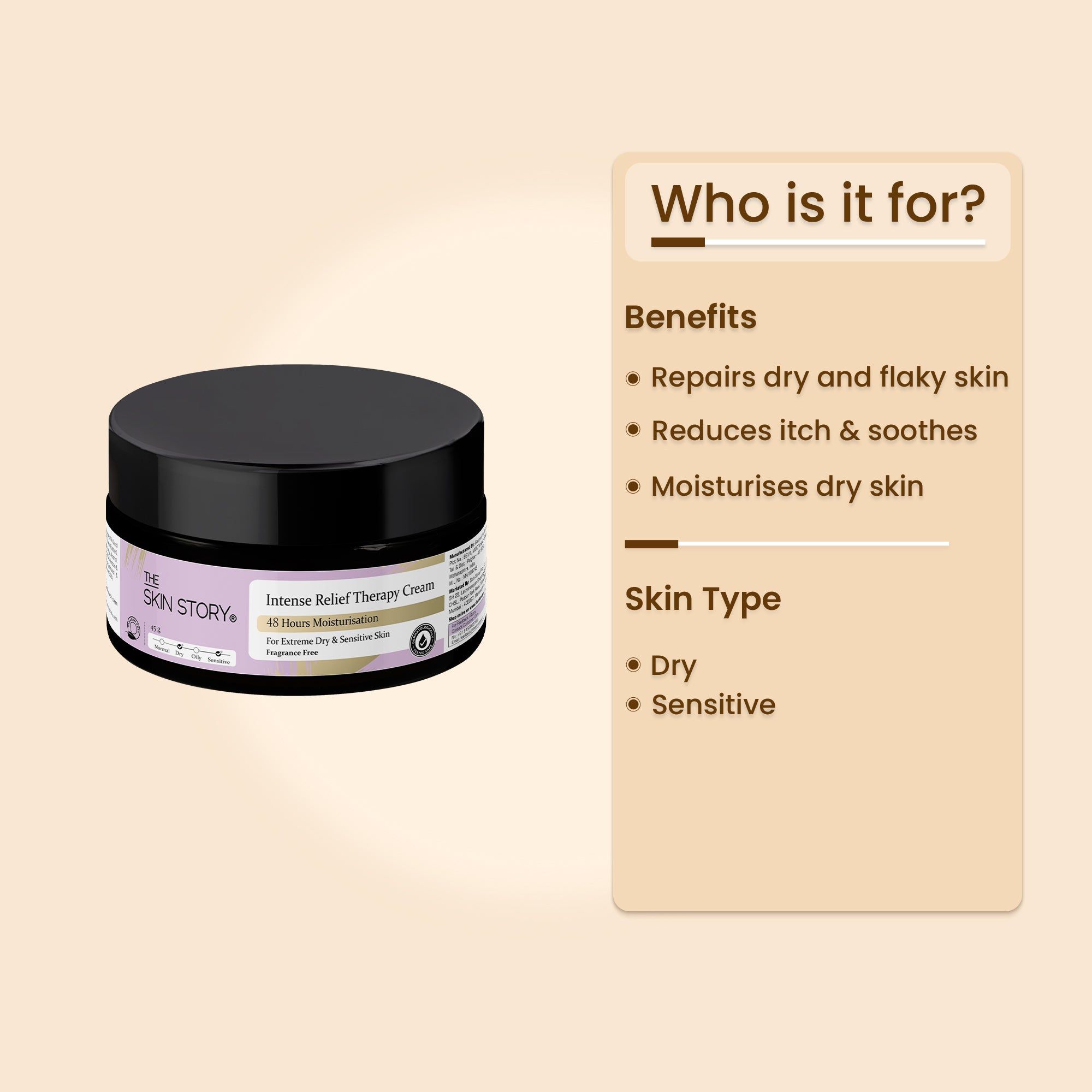 Foxy.in : Buy The Skin Story Intense Relief Therapy Cream (45g) online ...