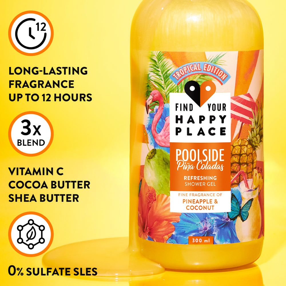 Foxy.in : Buy Find Your Happy Place Poolside Piña Coladas Vitamin C ...